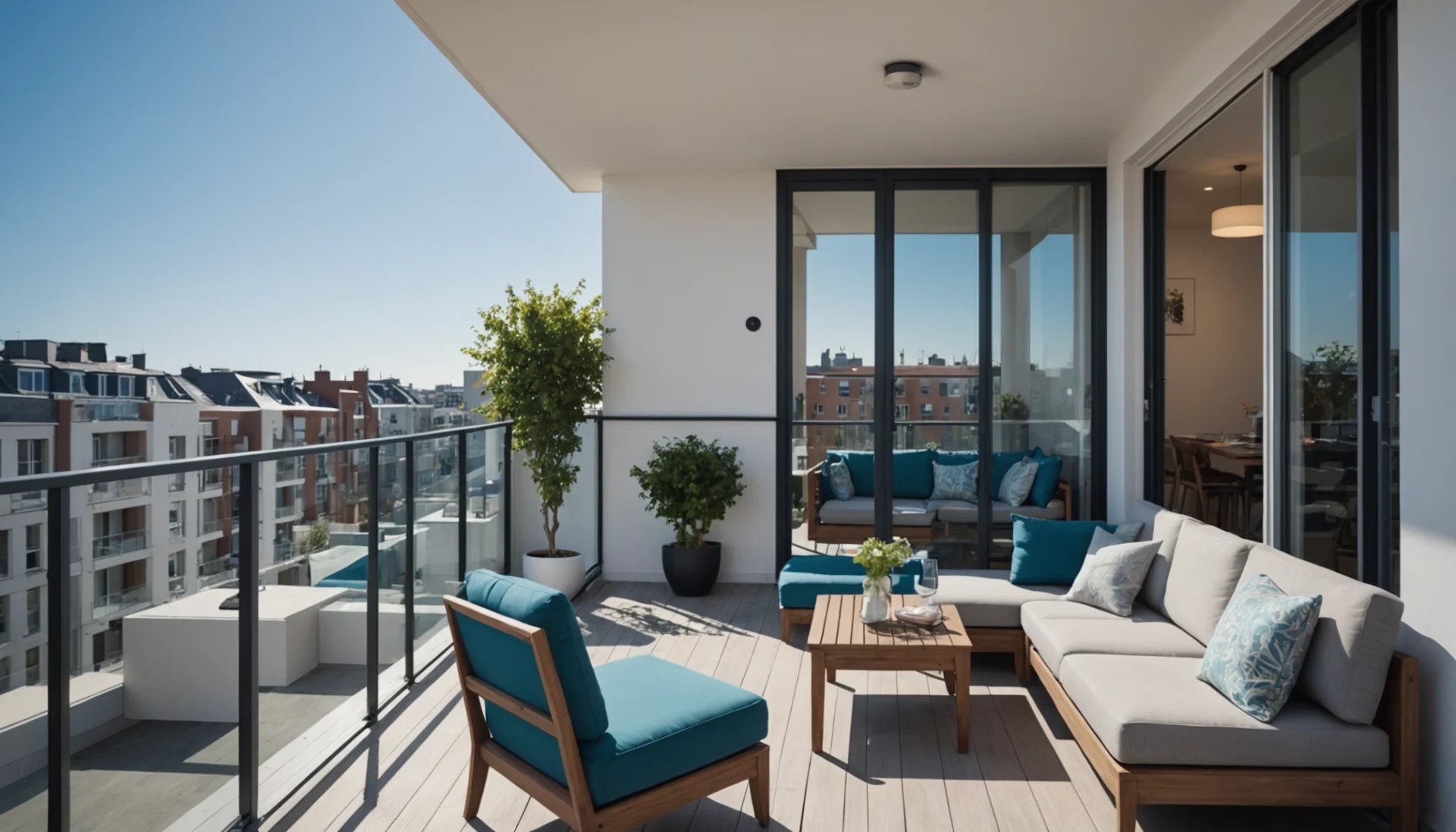 Pare-soleil pour balcon : oasis sans perçage
