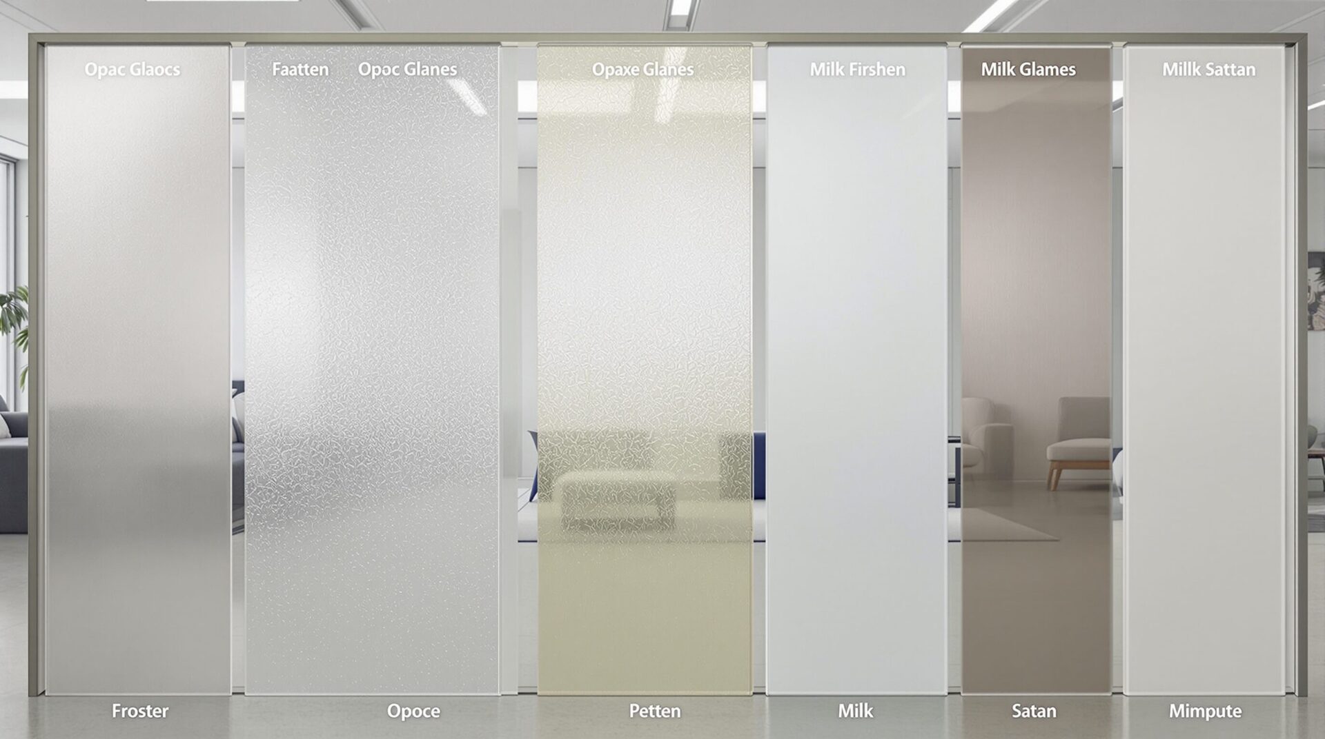 Quels sont les différents types de vitrage opaque